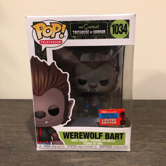 Funko | Other | Funko Pop Simpsons Werewolf Bart 34 | Poshmark
